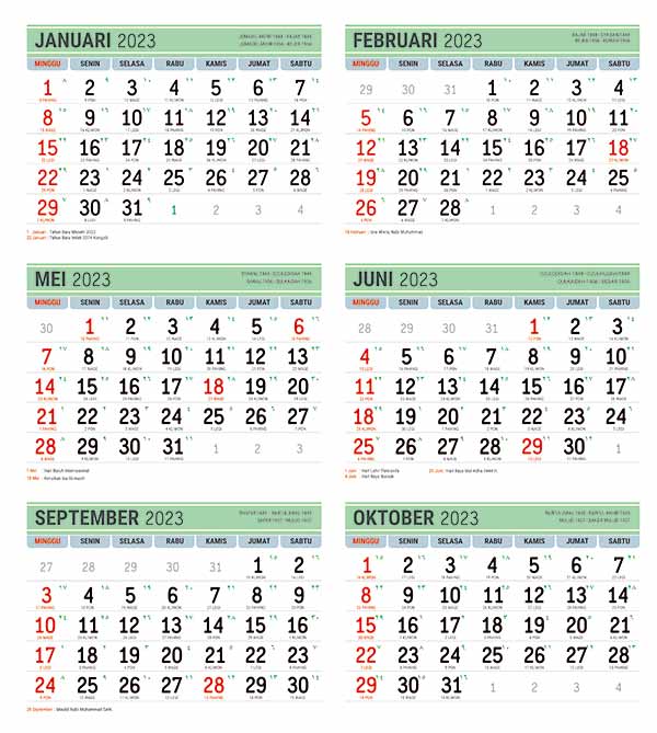 Wow! Free Download Template Kalender 2023 Cdr Wajib Kamu Ketahui