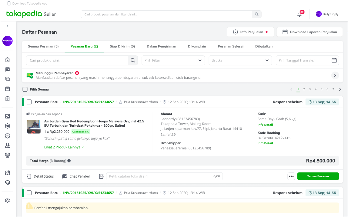 Inilah Cara Download Data Produk Di Tokopedia Terpecaya